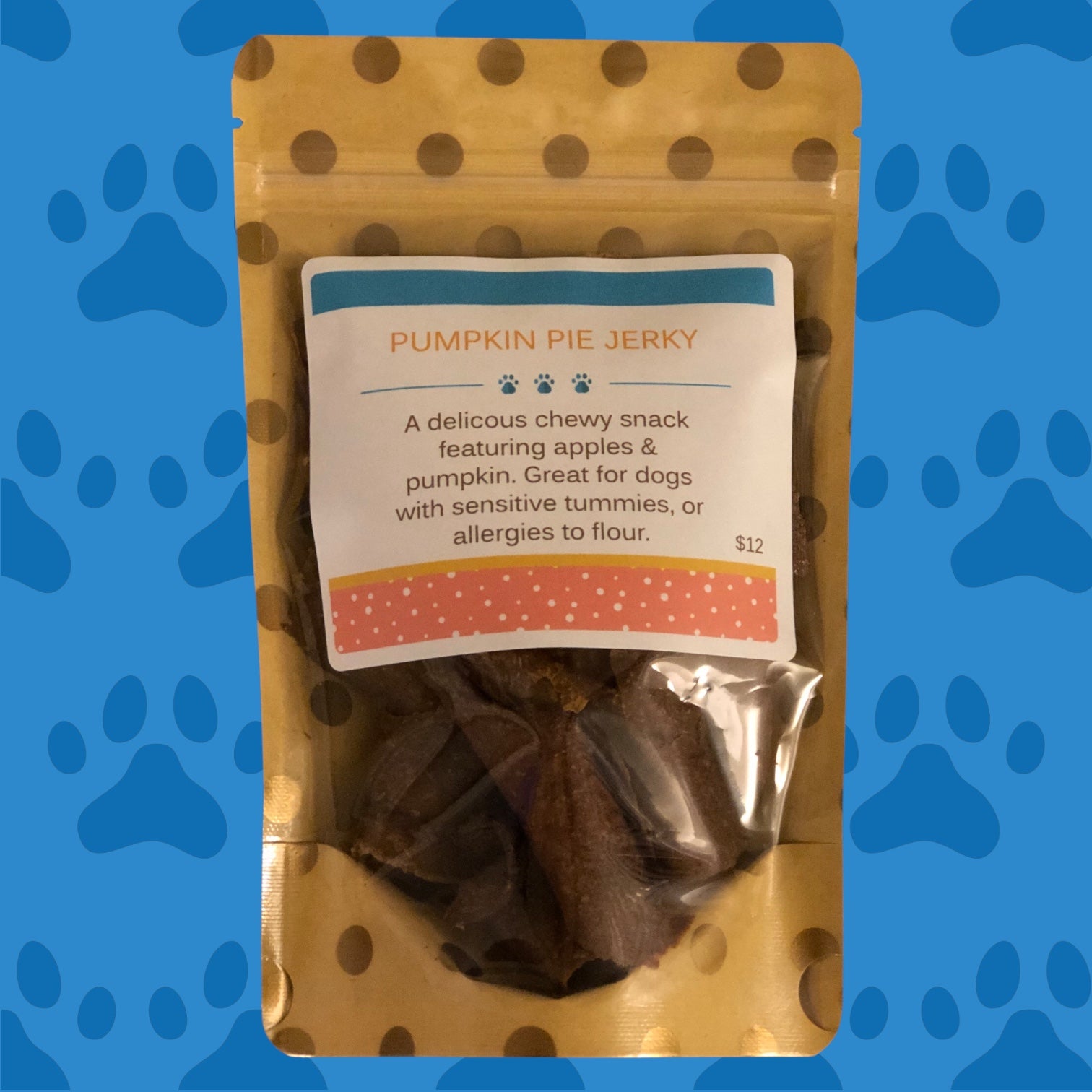 Dawson’s Favorite Pumpkin Pie 🥧 Jerky Dog Treats – Pooch's Cupboard Co